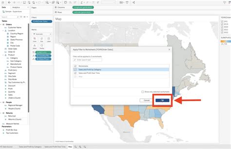 How To Apply A Filter To Multiple Sheets In Tableau Xeomatrix
