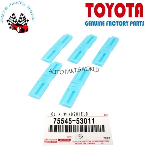 Genuine Lexus Gx460 Is F Is250 Is350 Windshield Moulding Clips 5 X