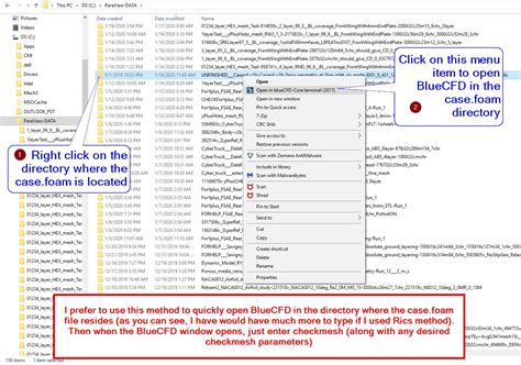 Running Openfoam Checkmesh Writeallfields On A Simscale H5m Or Vtu