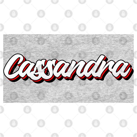Cassandra Name Cool 70s Retro Font Cassandra Name Cool 70s Retro