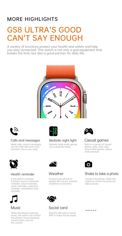 Gs Ultra Smart Watch Gadgethub Com Bd