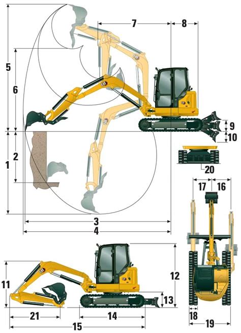 Cat 305 Cr Mini Excavator Specs Weight And Dimensions Codeready