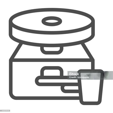 바퀴와 발 버튼 라인 아이콘 도자기 만들기 개념이있는 모터 벡터 그래픽입니다 흰색 배경에 점토 조각 기호에 대한 작업대 모바일