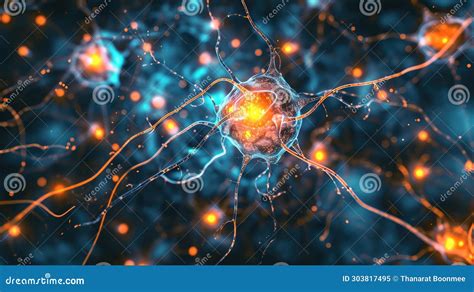 Energetic Neurons Neuronal Network Exhibiting Neuron Cell Electrical