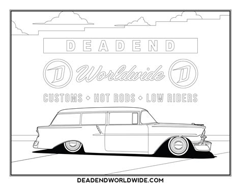 Free 1955 Chevy Coloring Pages 2025