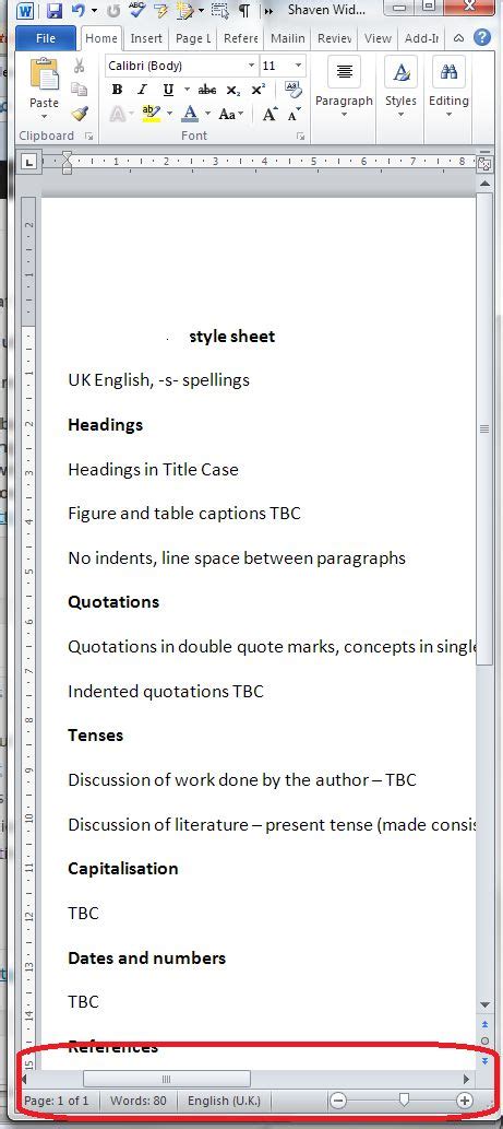How Do I Display My Horizontal Scroll Bar In Word Scroll Bar Quotations Double Quote
