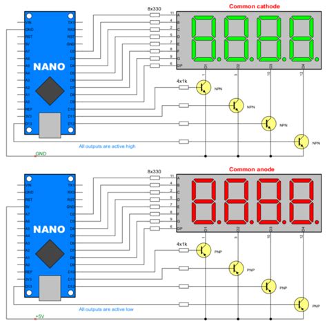 4 Digit 7 Segment Red Colour 0 36 Inch Common Cathode Ken