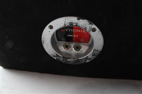 2 10 Visonik Subwoofers In Box Property Room