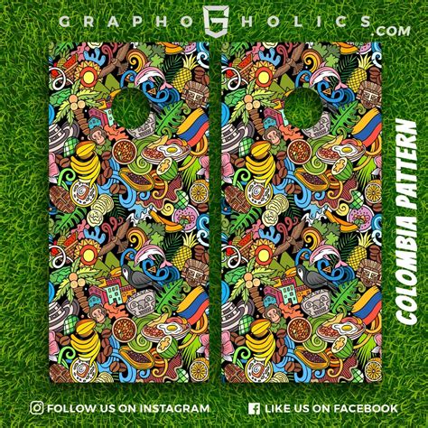 Set Of 2 High Quality Laminated Cornhole Boards Wraps 24x48 Inch
