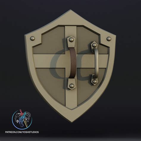 🛡️ hylian shield 3d print file totk・ stl file for 3d printing・cults