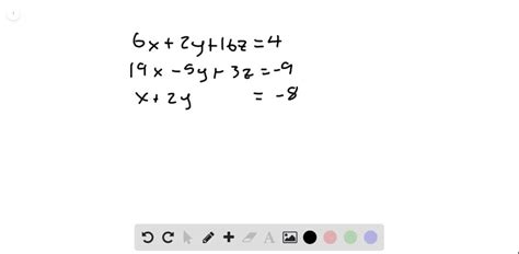 solved for the following exercises write the augmented matrix for the
