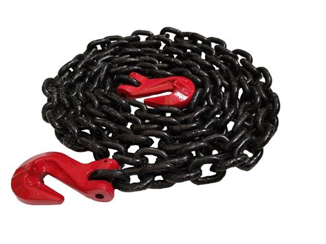 Grade 80 Chain 3 8 Grade 80 Log Chain 5 16 X 14 Ft With Tow Chain
