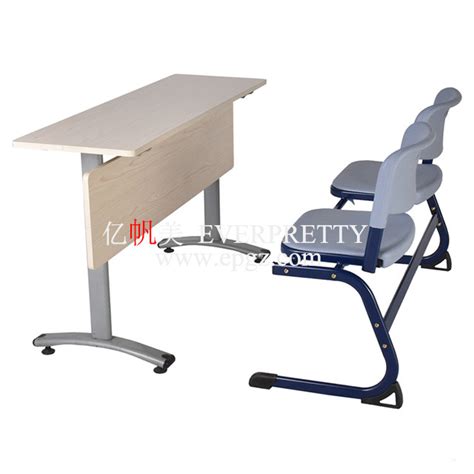Modern Classroom Double Table Chair Furniture China School Desk And