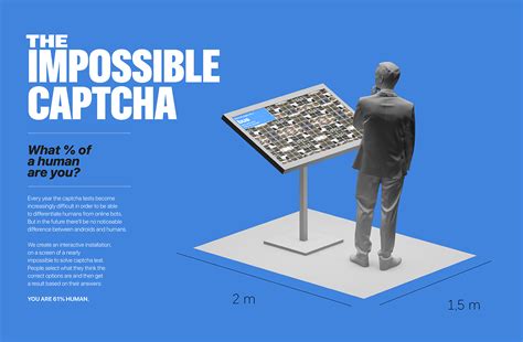 The Impossible Captcha Test Behance