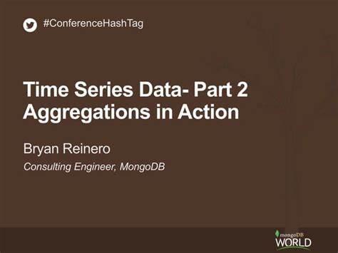 Mongodb For Time Series Data Part 2 Analyzing Time Series Data Using
