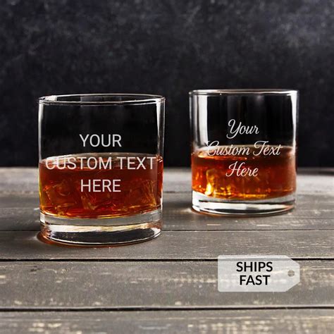Personalized Rocks Glasses Etsy