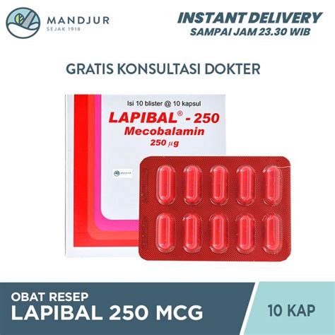 Jual Lapibal 250 Mcg 10 Kapsul Neuropati Perifer Jakarta Pusat