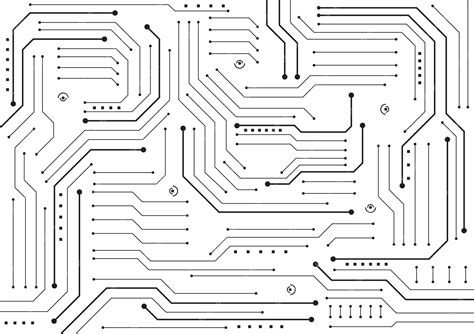premium vector circuit technology background with hi tech digital