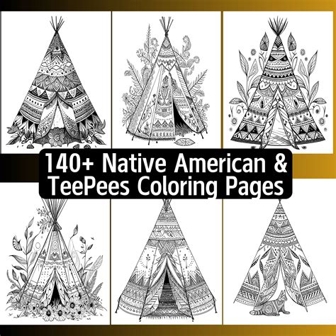 Native American Tipi Coloring Pages [2025]