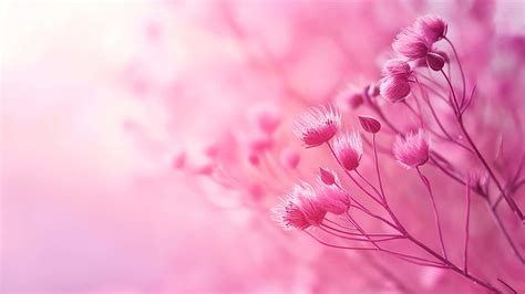 Download Pink Fall Aesthetic Floral Backdrop Wallpaper