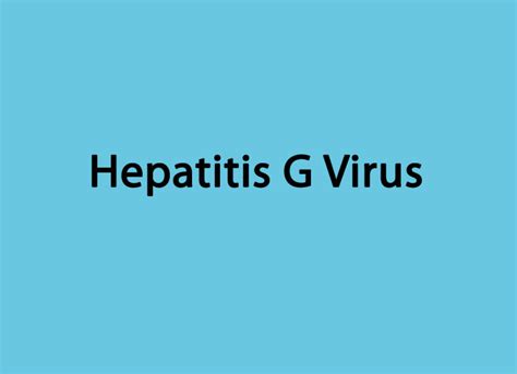 Hepatitis G Virus Focus Dentistry