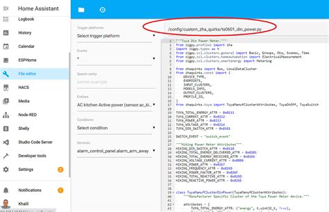 I Have A Tuya Smart ZigBee Energy Meter Connected To Home Assistant Using A Sonoff Zigbee