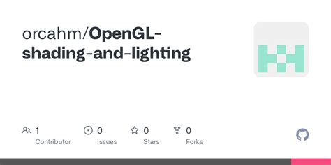 Github Orcahmopengl Shading And Lighting