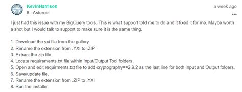 Installing Power Bi Output Alteryx Community