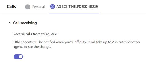 Manage And Handle Call Queue Calls — Information Technologies — Penn State College Of