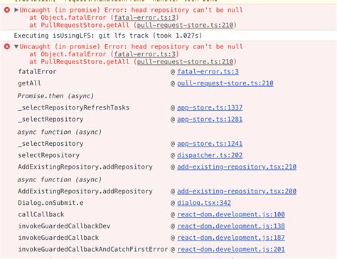 Uncaught Rejection With Fresh Repository Trying To Get All Pull Requests Issue Desktop