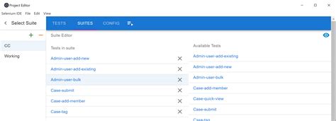 When Editing A Suite Provide Checkbox Exclude Tests Already In Suite · Issue 1462