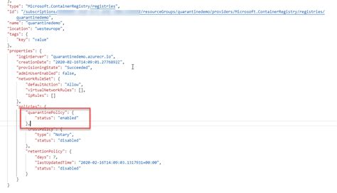 Image Quarantine In Azure Container Registry
