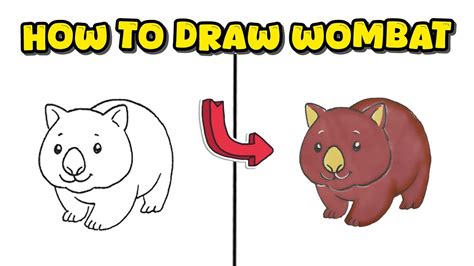 How To Draw A Wombat Step By Step