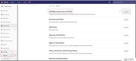 Gitlab使用第二篇（安全设置） 系统运维 亿速云