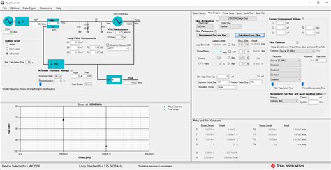 Lmx2594evm Redesigning Loop Filter With Pllatinum Sim And Questions