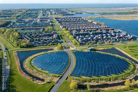 Modern Sustainable Neighbourhood In Almere The Netherlands The City