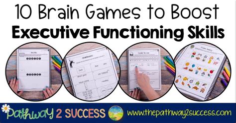 10 Brain Games To Boost Executive Functioning Skills The Pathway 2