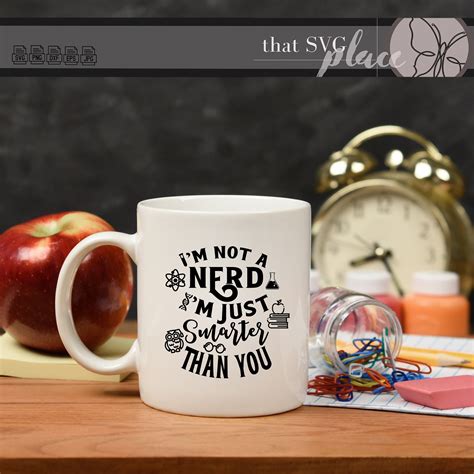 Geek Svg Nerd Svg Nerdy Svg Teacher Svg Cricut Cutting File Etsy