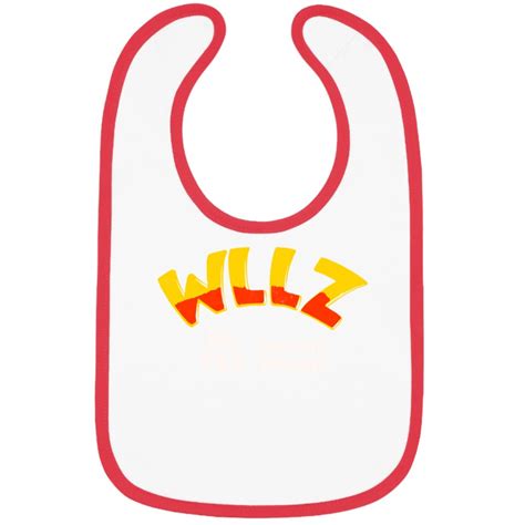 Wllz Detroit Michigan Defunct 80s Radio Station Logo Bibs Sold By