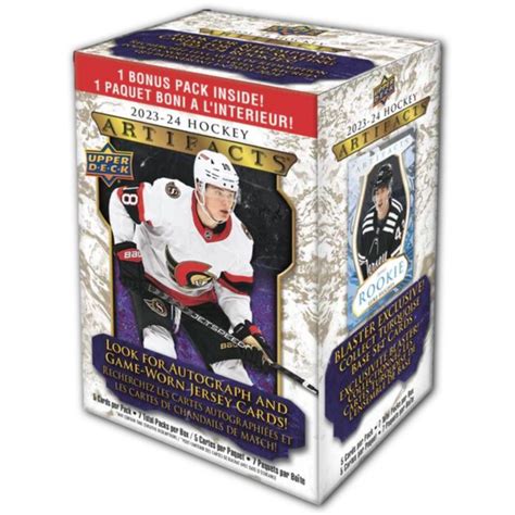 Коллекционные карточки НХЛ Artifacts Hockey Cards Blaster Box 2023-24 ...