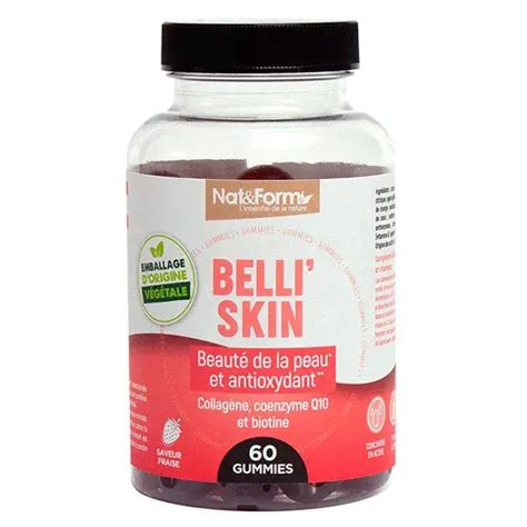 Nat And Form Activ Belliskin 60 Gummies Pas Cher