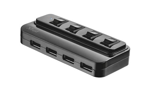 Trust Com 4 Port USB 2 0 Hub With Switches