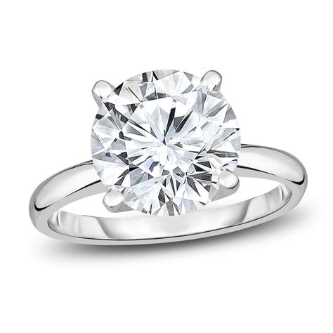 Diamond Solitaire Ring 4 Ct Tw 14k White Gold Ii2 Jared