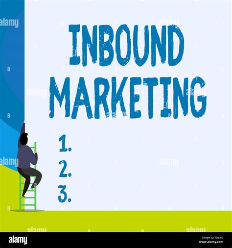 Word Writing Text Inbound Marketing Business Photo Showcasing Process Of Attracting The