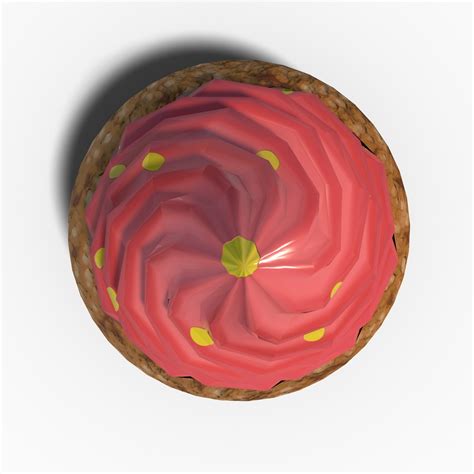 Cupcake Model Turbosquid 2086061