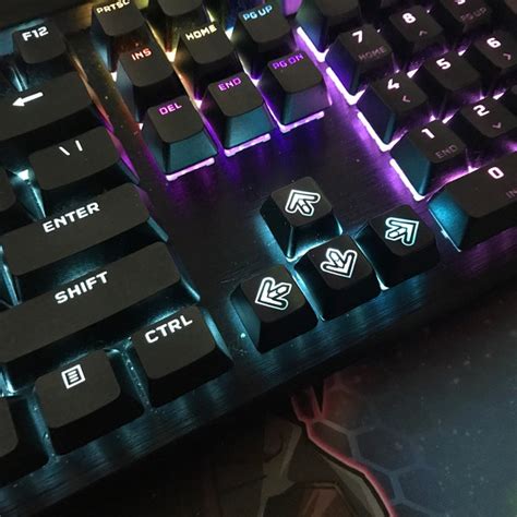 Ddr Arrow Keycap Set Artisan Keycaps Custom Keys For Cherry Mx