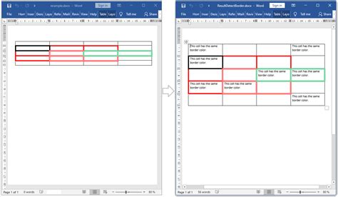 Detect The Borders Of Cells In A Table Using C And Net