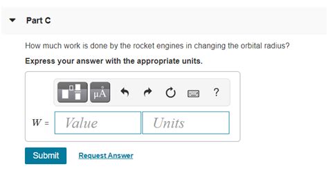 Solved A Rocket With Mass 4 00x103 Kg Is In A Circular Orbit