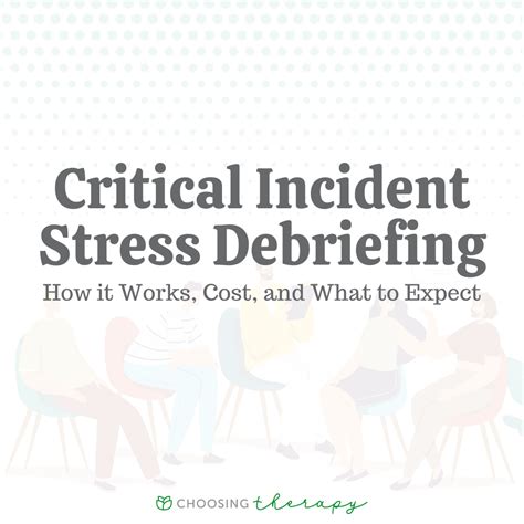 What Is Critical Incident Stress Debriefing