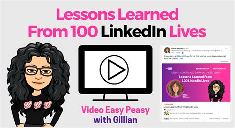 Lessons Learned From 100 LinkedIn Lives